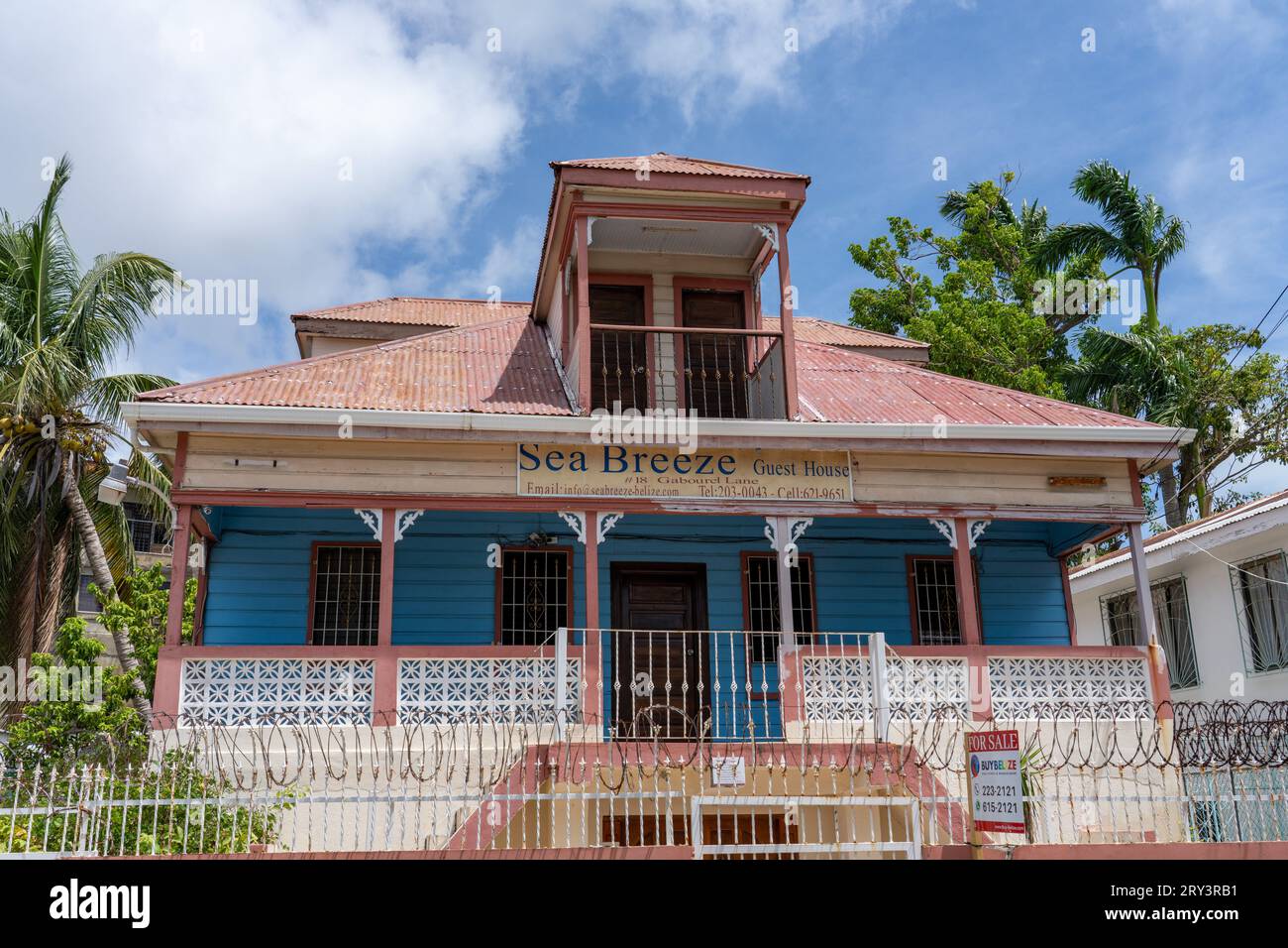 A restored house built in classic Creole Colonial style, now a guest ...