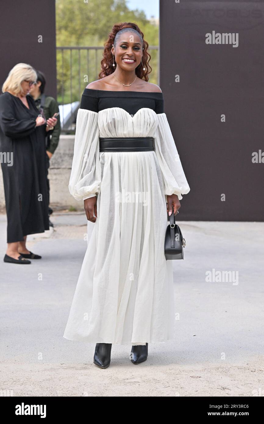 Paris, France. 28th Sep, 2023. Issa Rae attending the Chloe S/S 2024 ...