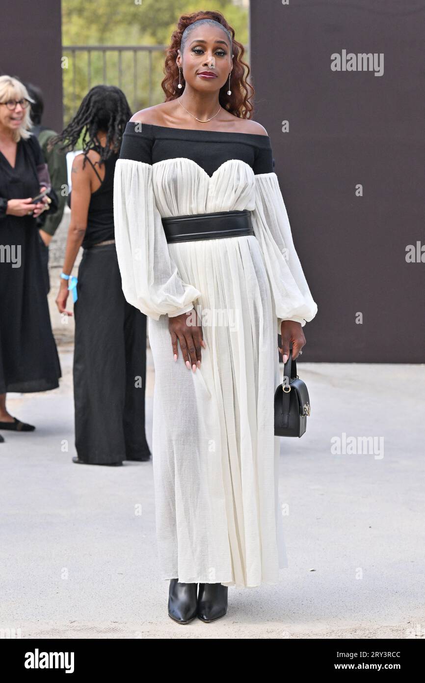 Paris, France. 28th Sep, 2023. Issa Rae attending the Chloe S/S 2024 ...