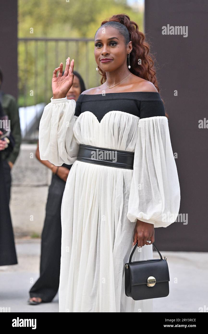 Paris, France. 28th Sep, 2023. Issa Rae attending the Chloe S/S 2024 ...