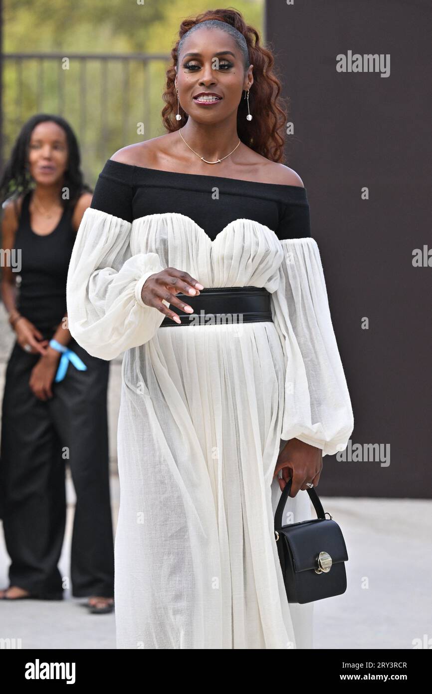 Paris, France. 28th Sep, 2023. Issa Rae attending the Chloe S/S 2024 ...