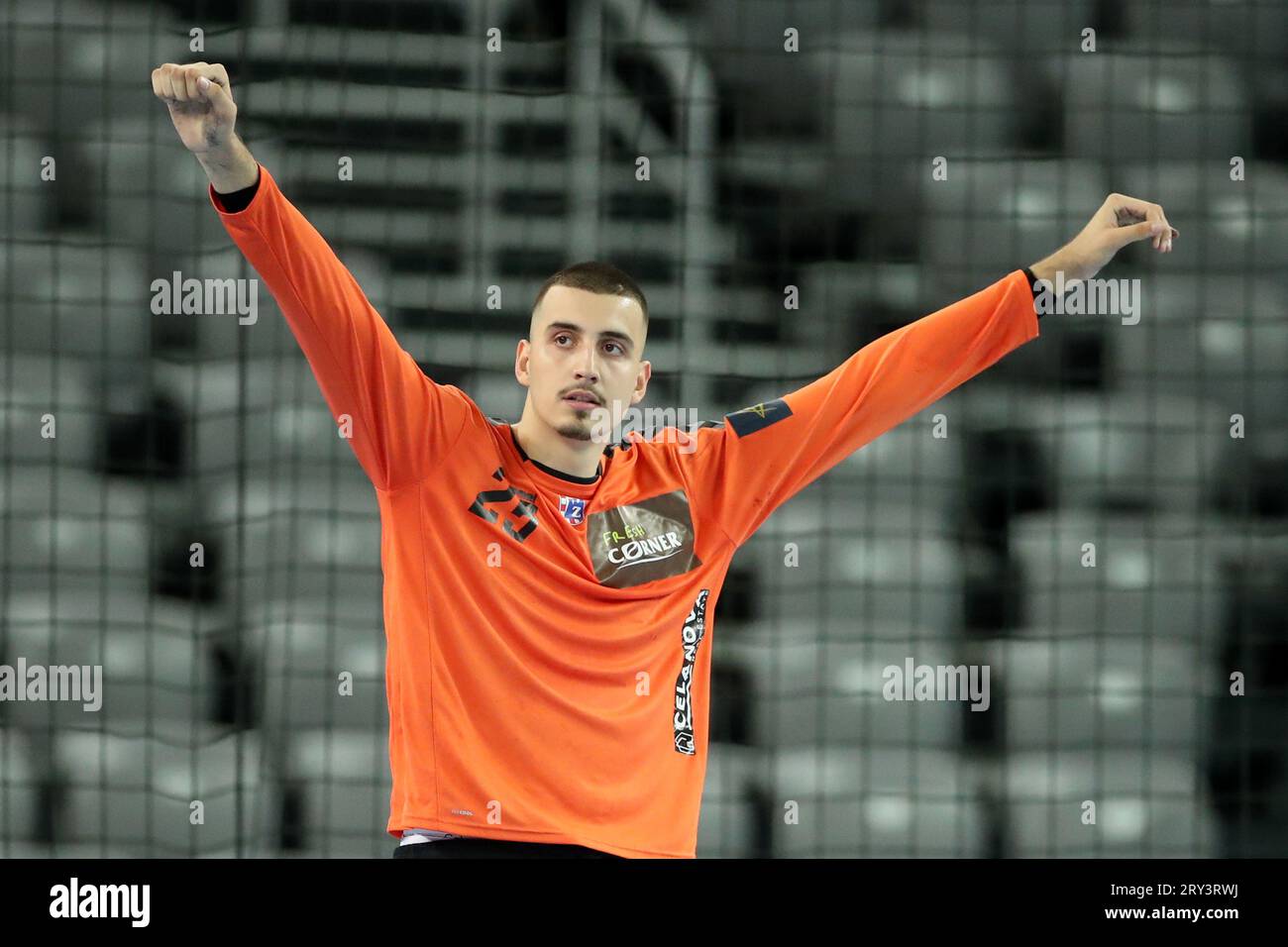 Zagreb, Croatia. 28th Sep, 2023. ZAGREB, CROATIA - SEPTEMBER 28: Matej ...