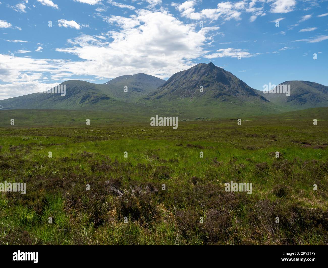 The glaciated valley of Glencoe in the Lochaber Geopark, in Scotland ...