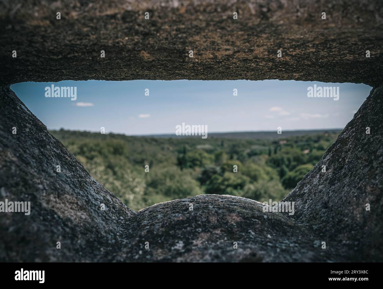 view through the fence Stock Photo - Alamy