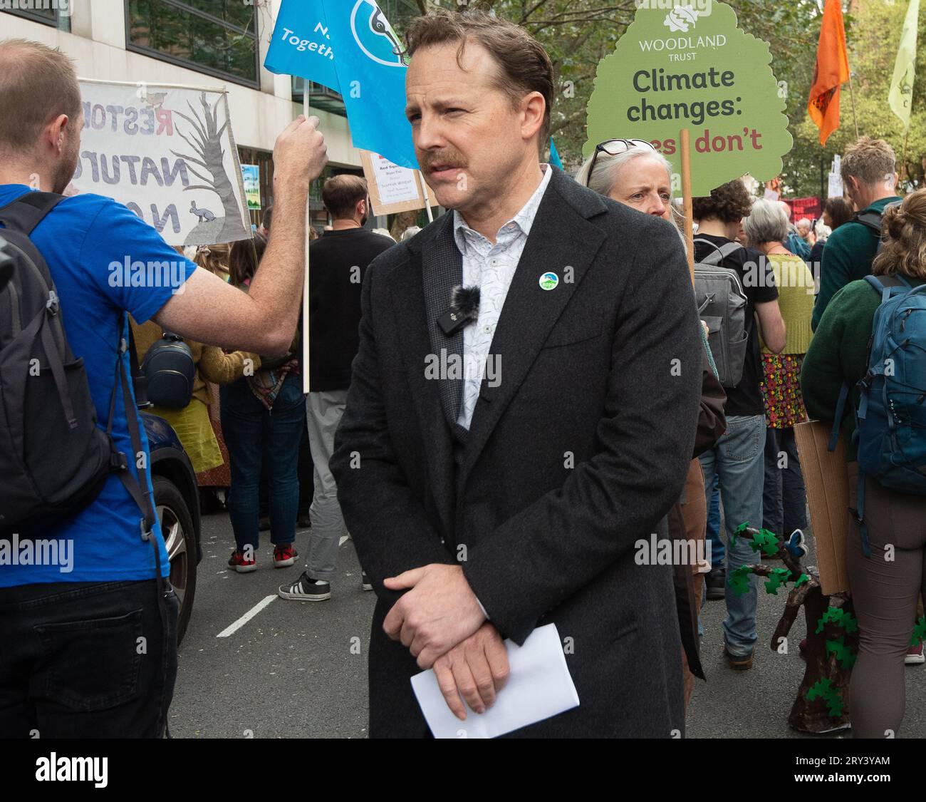 London, UK. 28th September, 2023. Actor Samuel West, son of actors ...