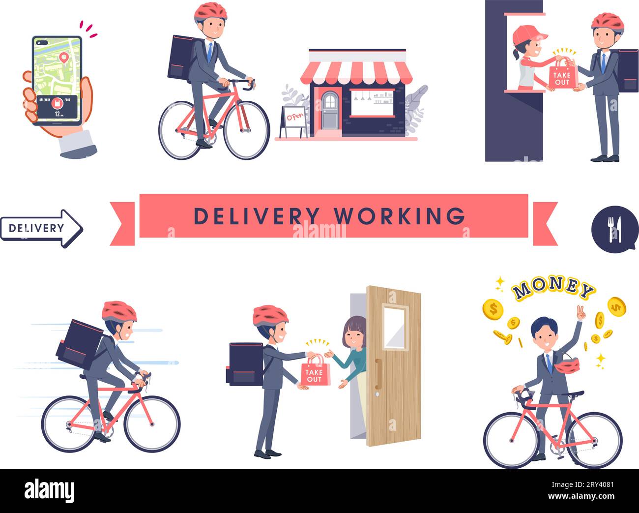 Consulting a map Stock Vector Images - Alamy