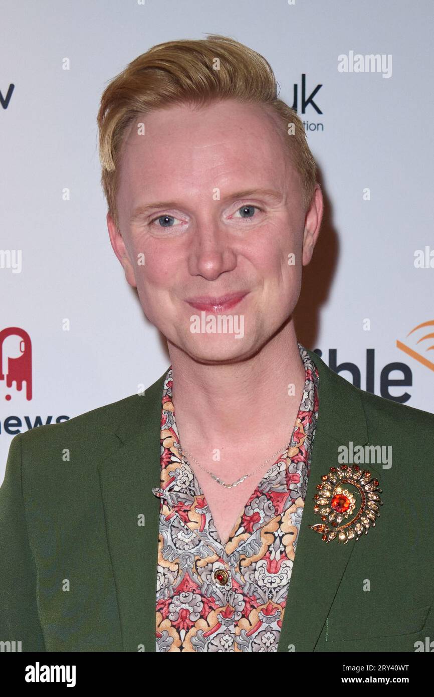London, UK . 28 September, 2023 . Owain Wyn Evans pictured at the The ...