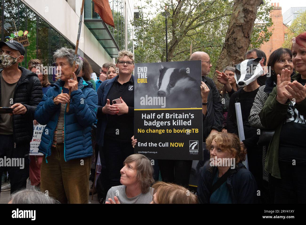 London, UK. 28th September, 2023. Representatives from more than 40 ...