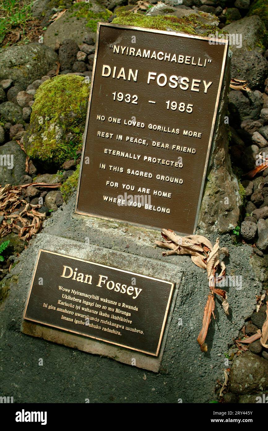 Dian fossey grave hi-res stock photography and images - Alamy