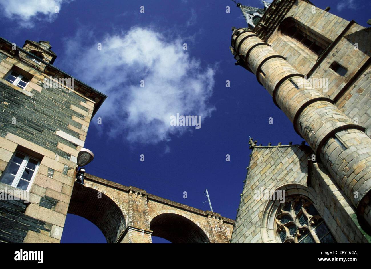 Church St. Melanie, Morlaix, Brittany, France, Saint Melanie Church ...