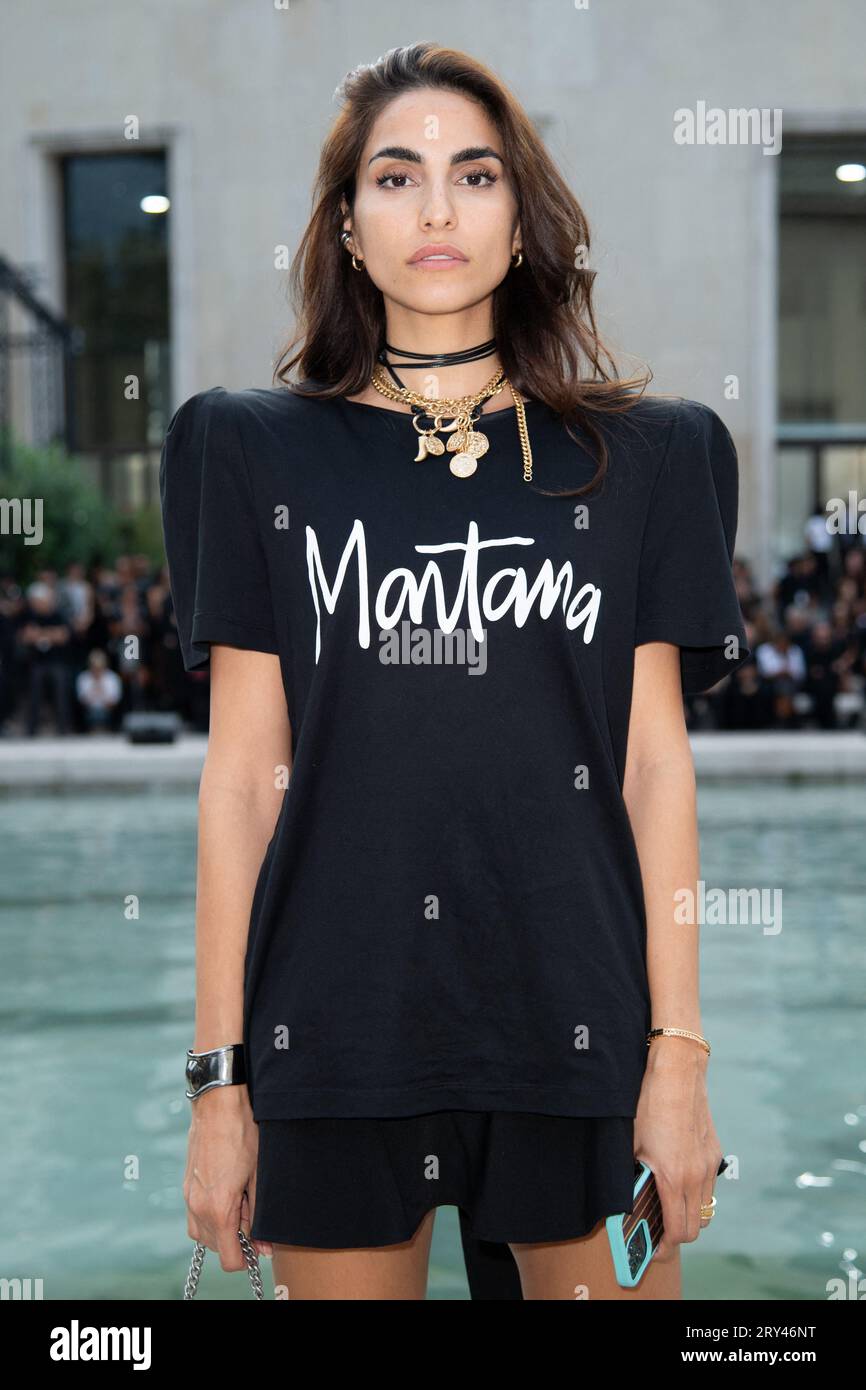 Paris, France. 28th Sep, 2023. Farnoush Hamidian attending the Rick ...