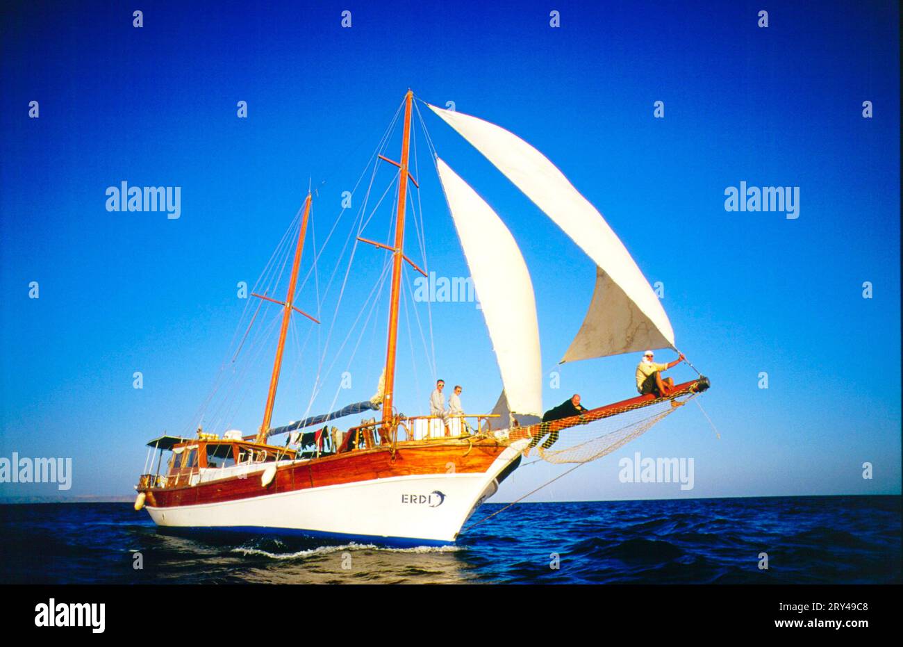 Sailing boat, Red Sea, Egypt Stock Photo - Alamy