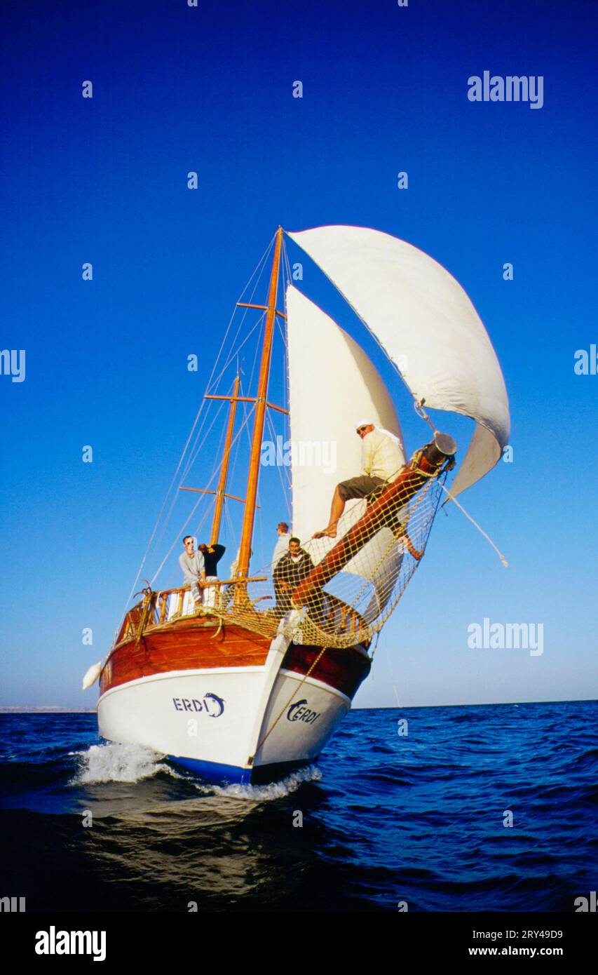 Sailing Ship, Red Sea, Egypt, sailboat, Red Sea, boat, people, group ...