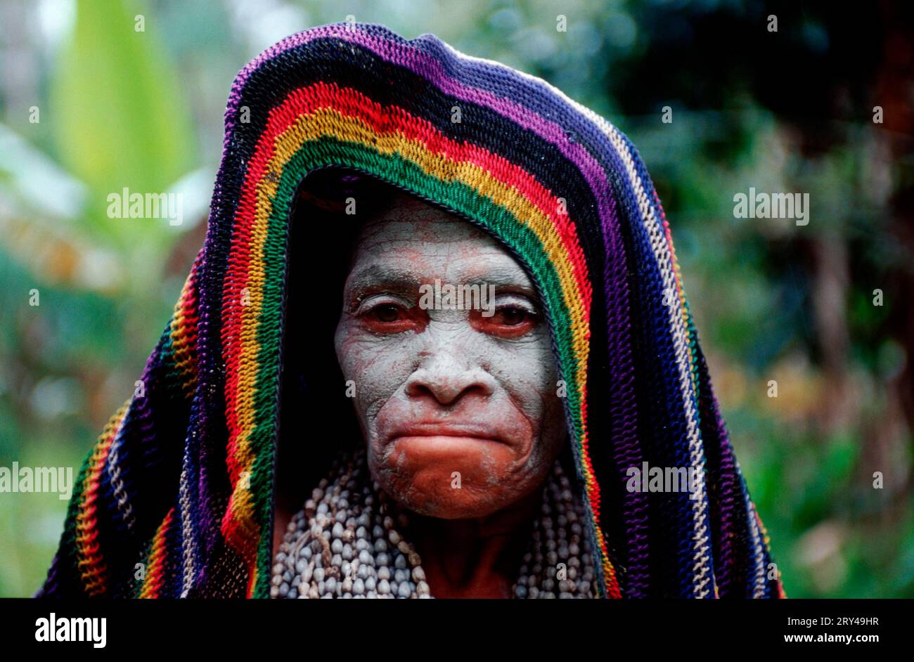 Huli woman, Tari, Papua New-Guinea, Huli woman, Asia, people, landscape ...