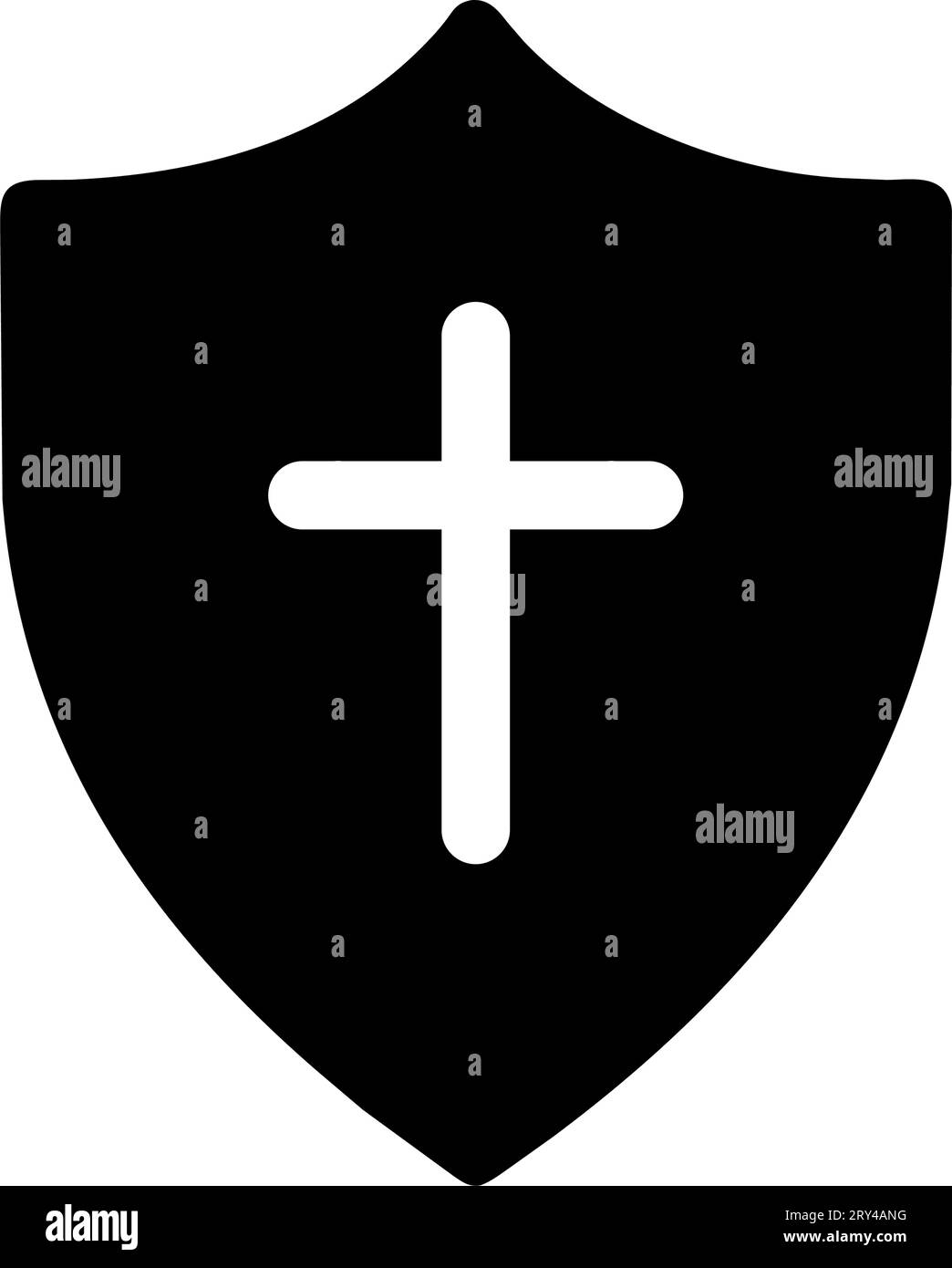 Shield of the christian faith Stock Vector Images - Alamy