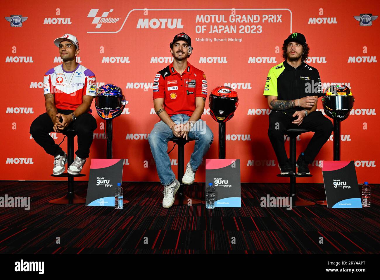 Tokyo, Japan. 28th Sep, 2023. Press conference before Motul Grand Prix ...