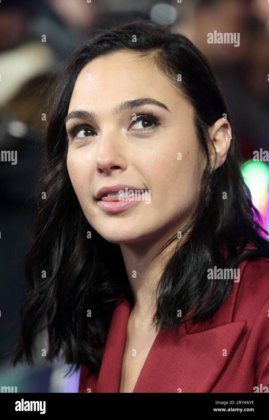 Gal Gadot attends the European Premiere of "Ralph Breaks The Internet ...