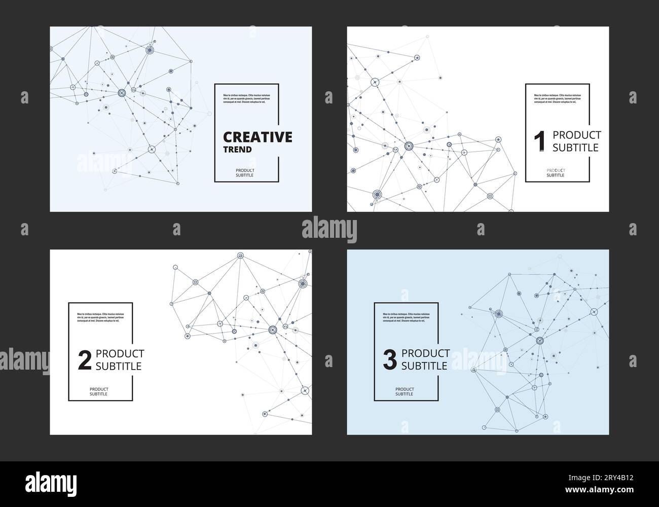 Abstract molecules cover template. Vector design element shapes. Vector ...