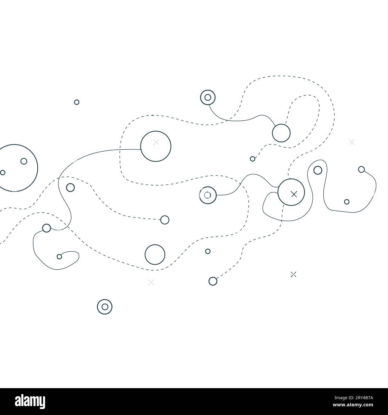 Abstract amorphous shapes art background. Cover creative decoration ...