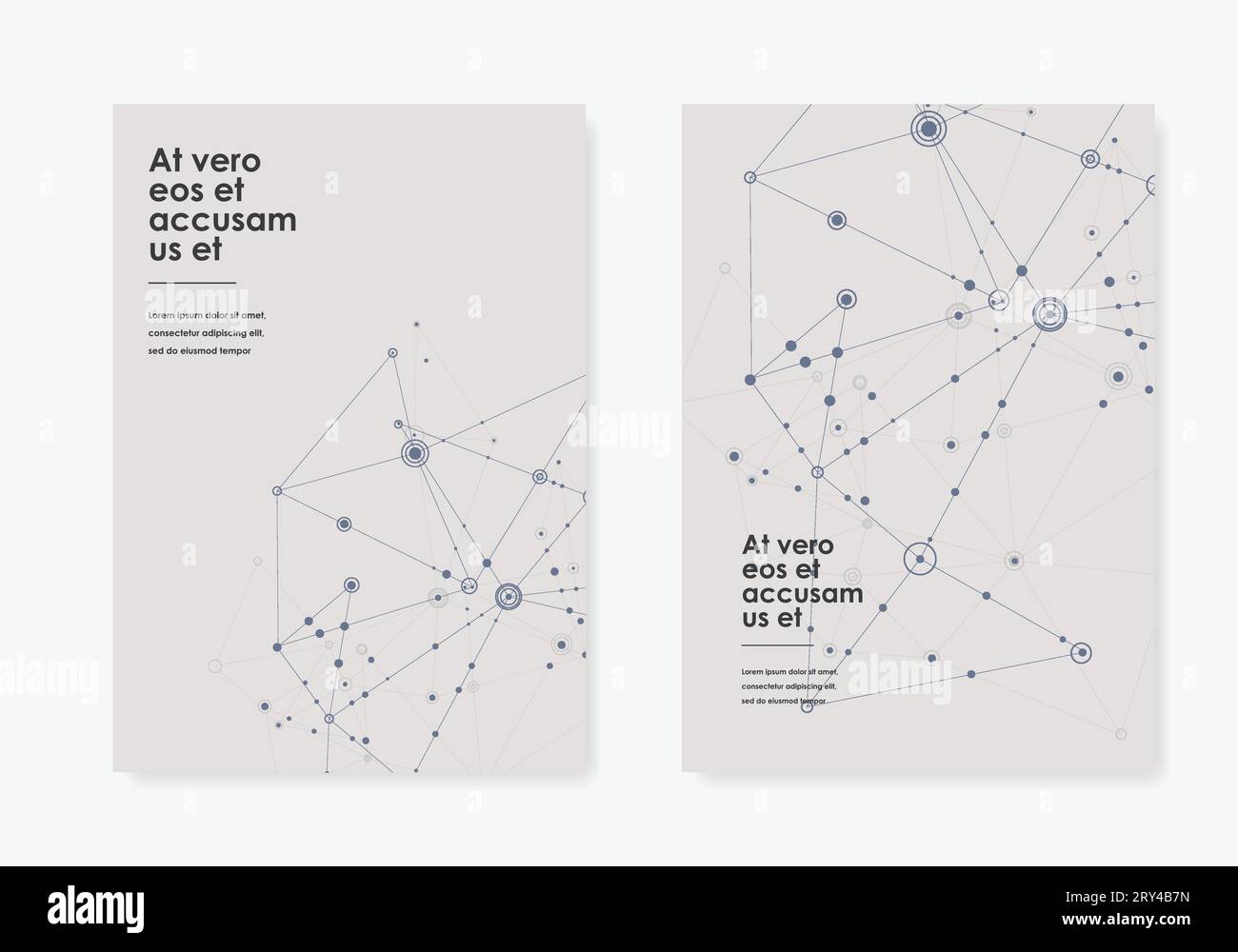 Abstract molecules cover template. Vector design element shapes. Vector ...