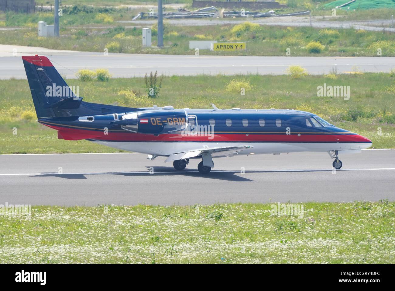 ISTANBUL, TURKIYE - MAY 01, 2023: Tyrolean Jet Services Cessna 560XL ...