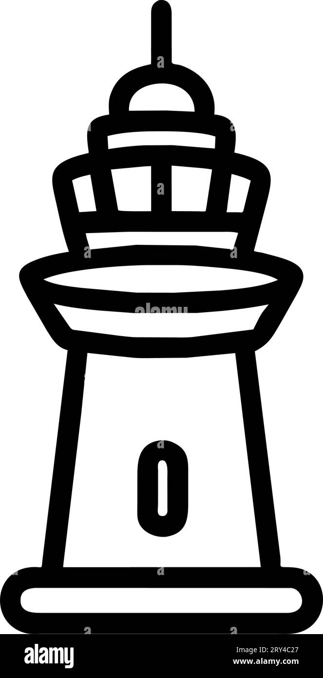 airport icon control tower illustration Stock Vector Image & Art - Alamy