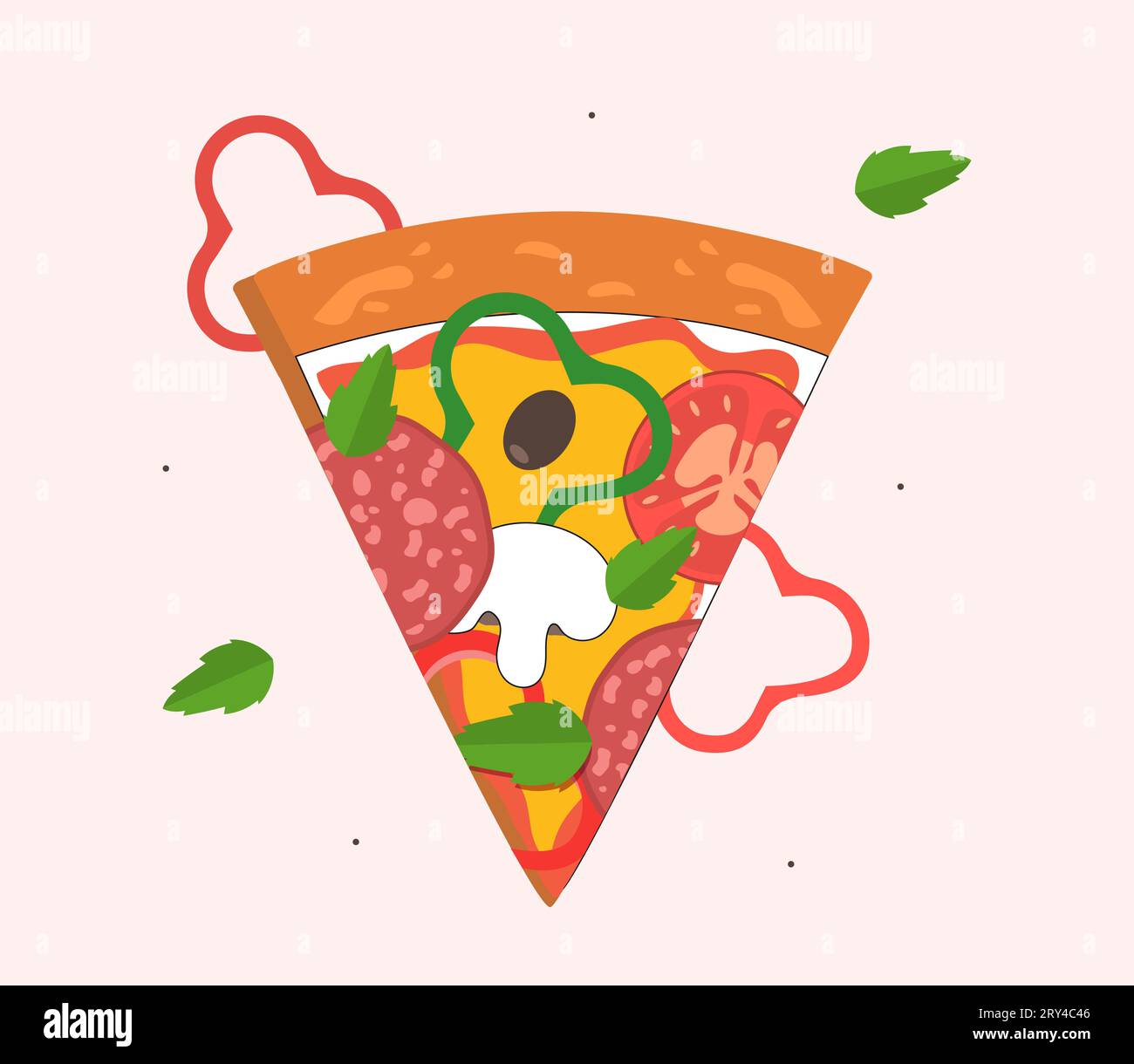 White flat top mushroom Stock Vector Images - Alamy