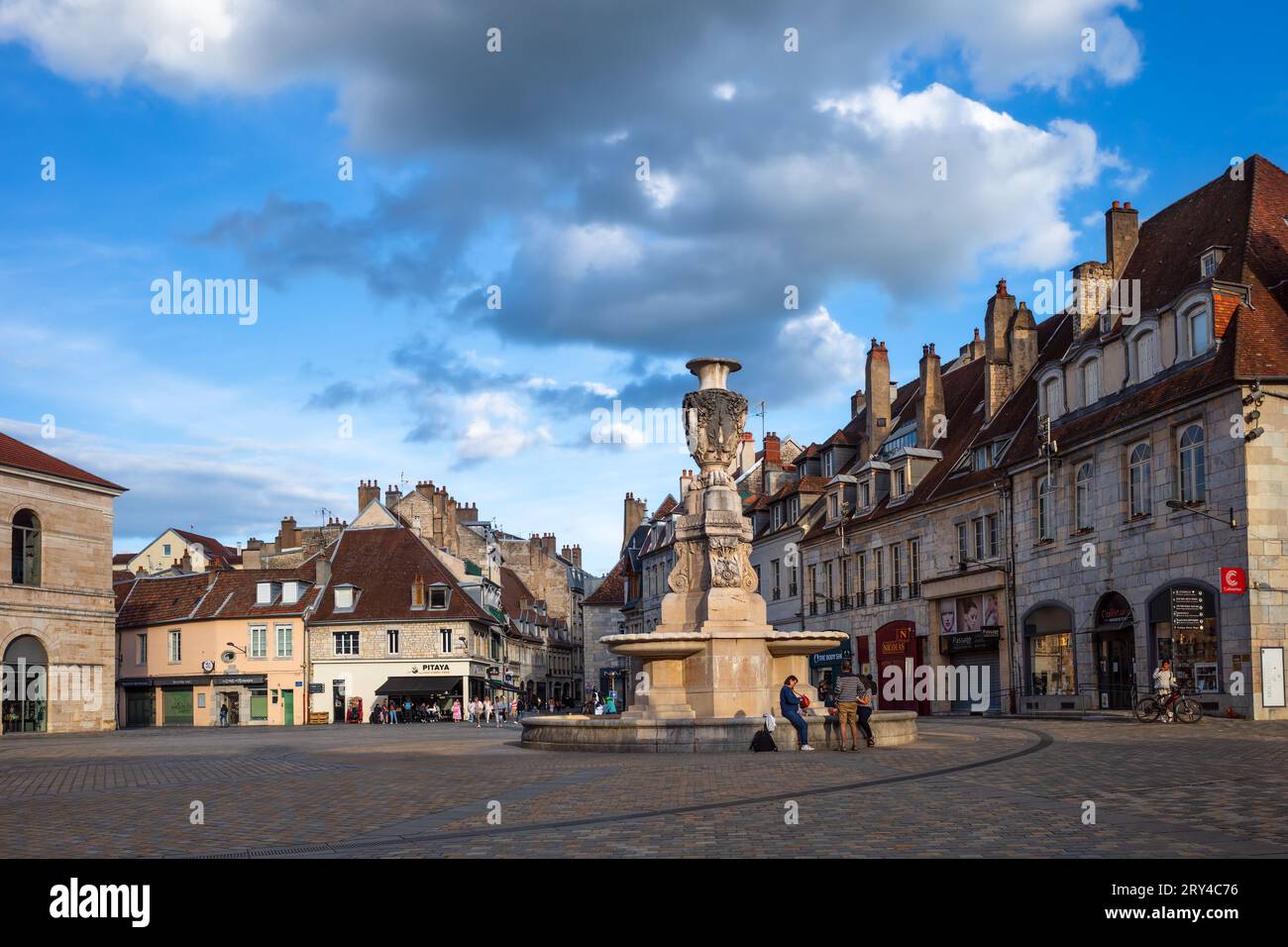 Besancon, France - August 7, 2023: Besancon is a city in the east of ...