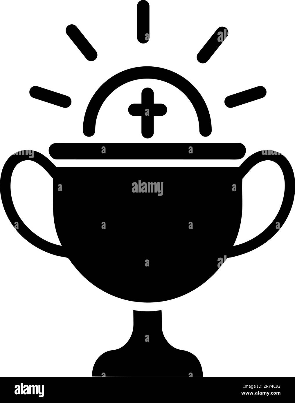 Catholic confirmation priest Stock Vector Images - Alamy