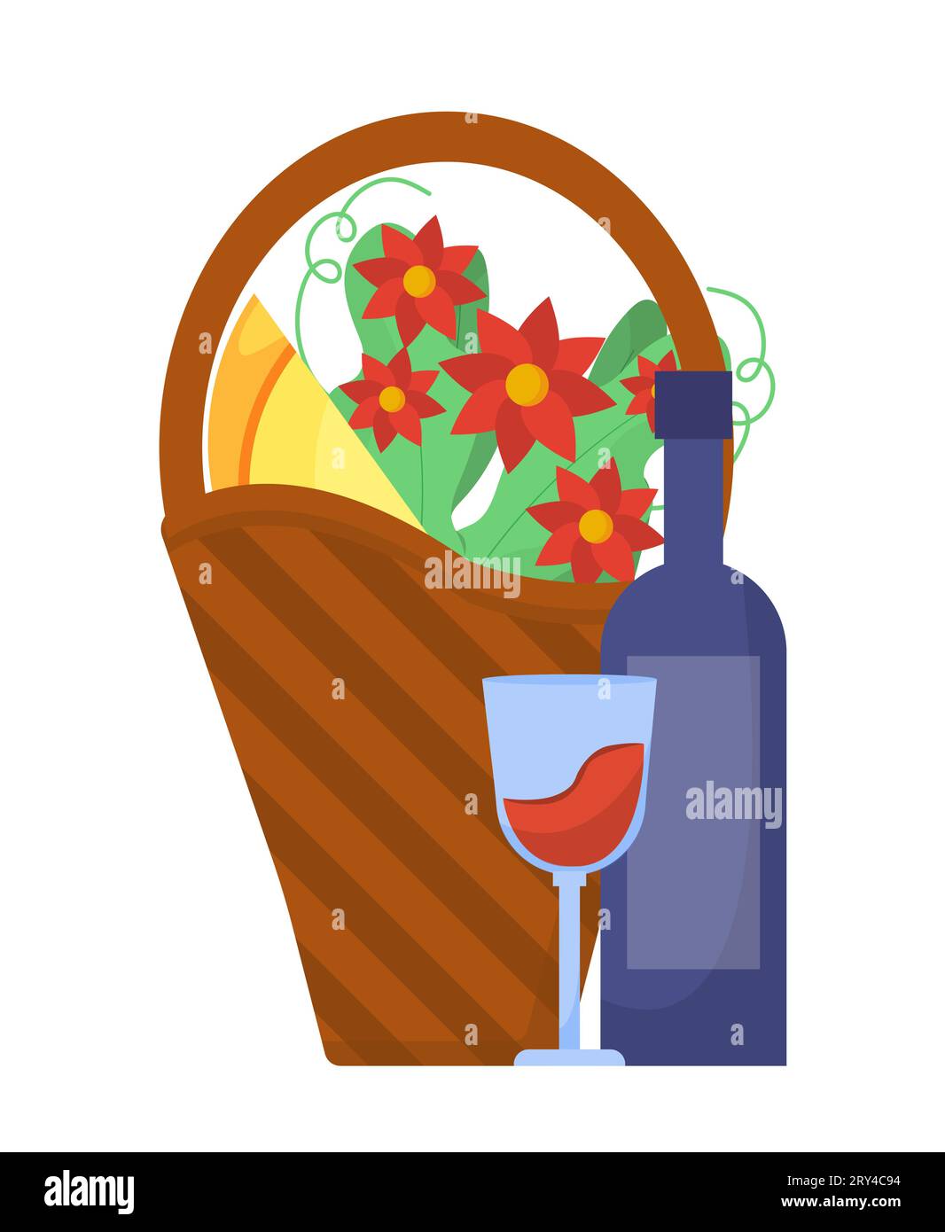 Picnic design concept Cut Out Stock Images & Pictures - Alamy