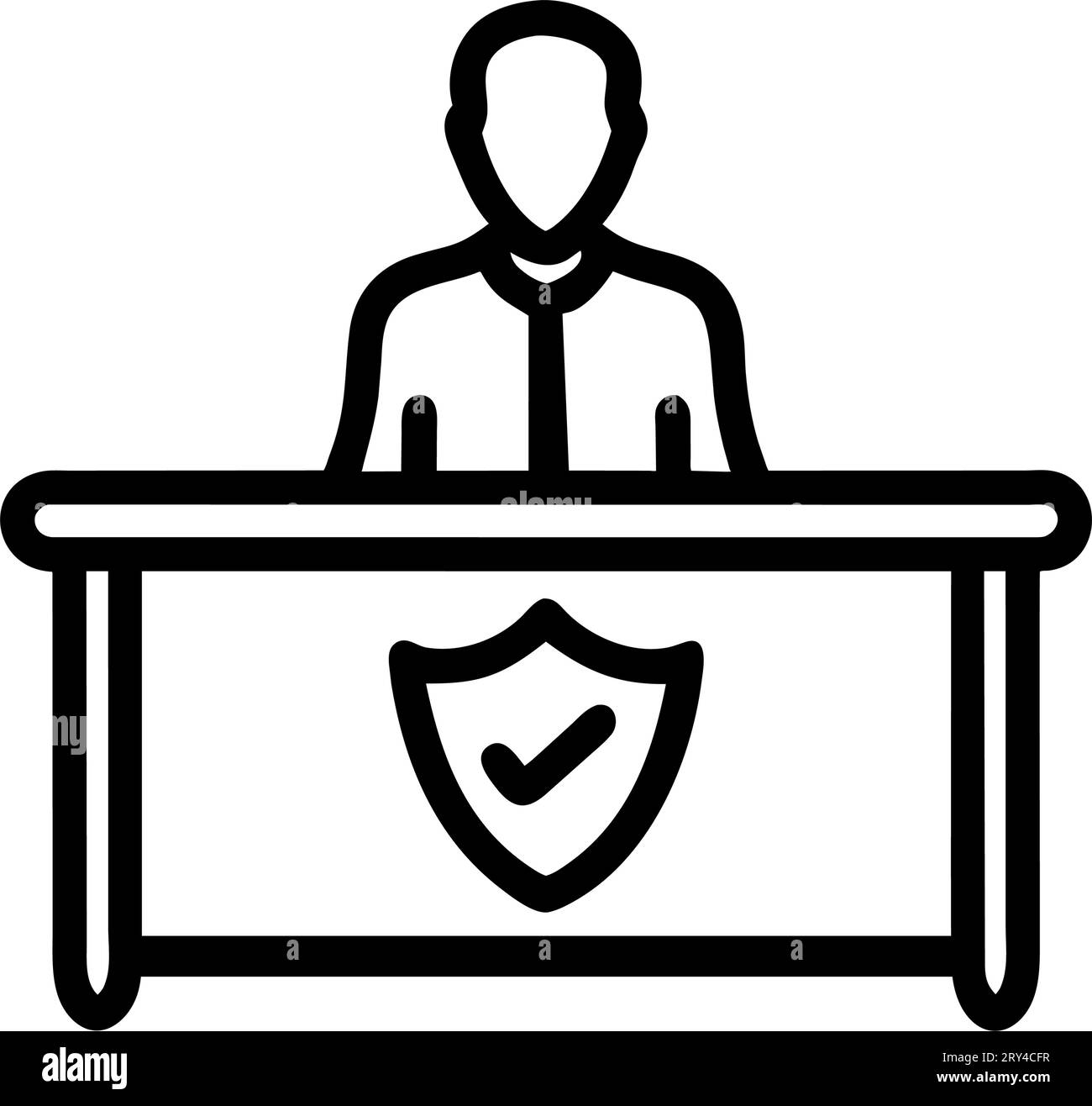 Airport counter tourist Cut Out Stock Images & Pictures - Alamy