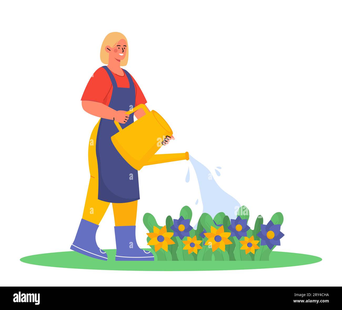 People with farm work vector concept Stock Vector Image & Art - Alamy