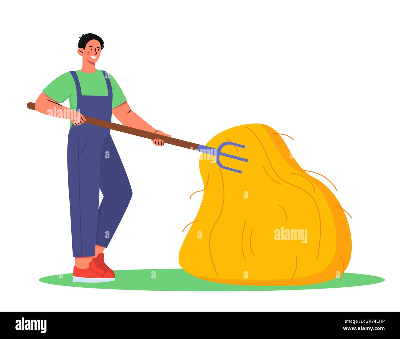 People with farm work vector concept Stock Vector Image & Art - Alamy