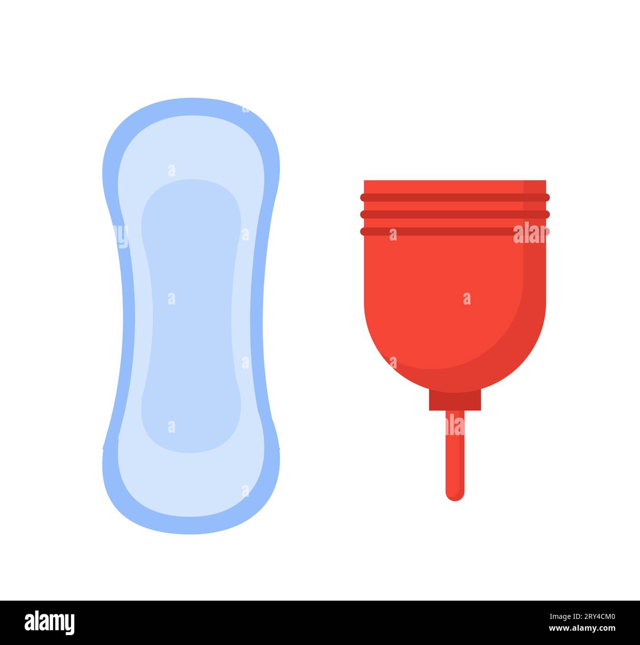Set for menstruation vector concept Stock Vector Image & Art - Alamy