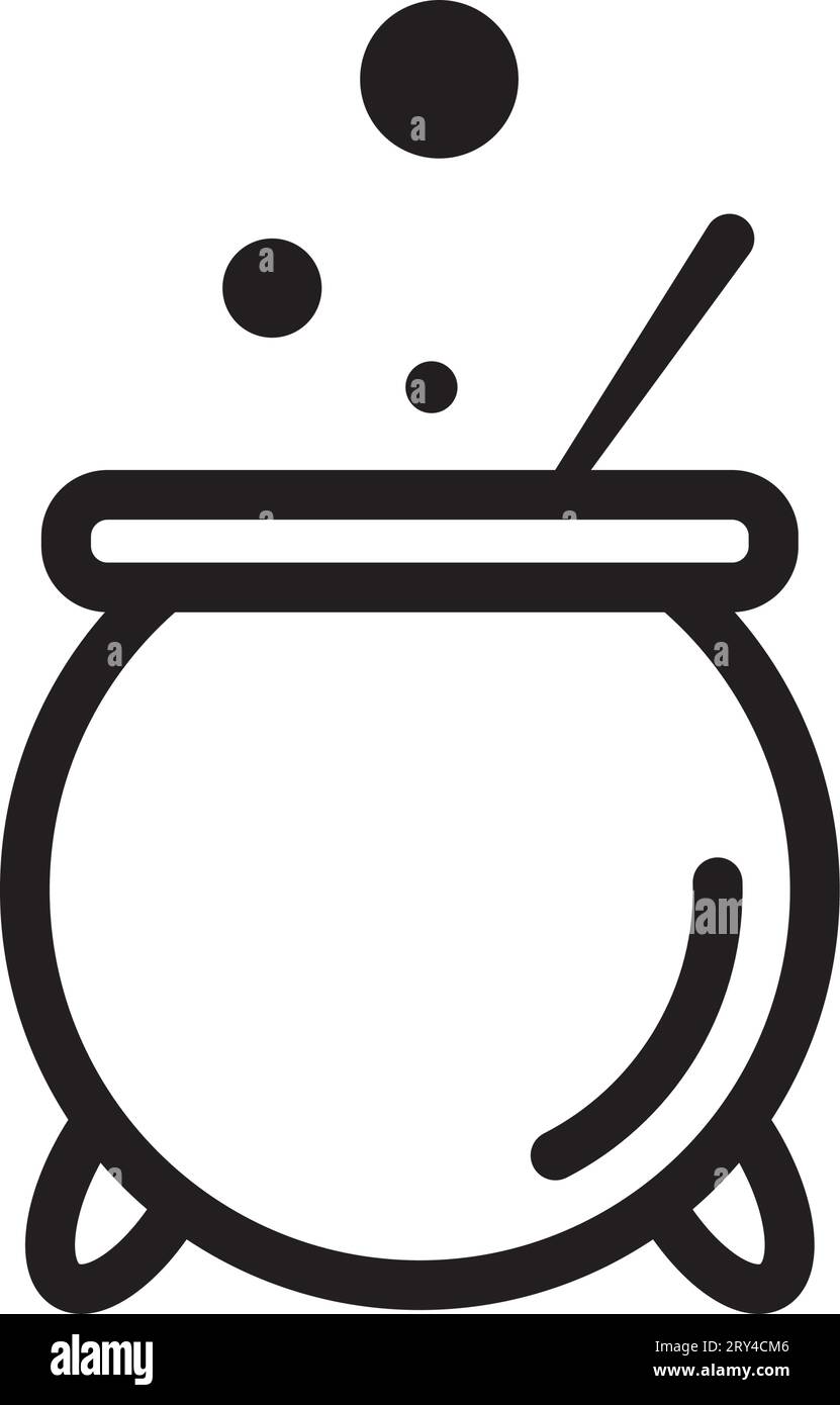 halloween cauldron icon Stock Vector Image & Art - Alamy