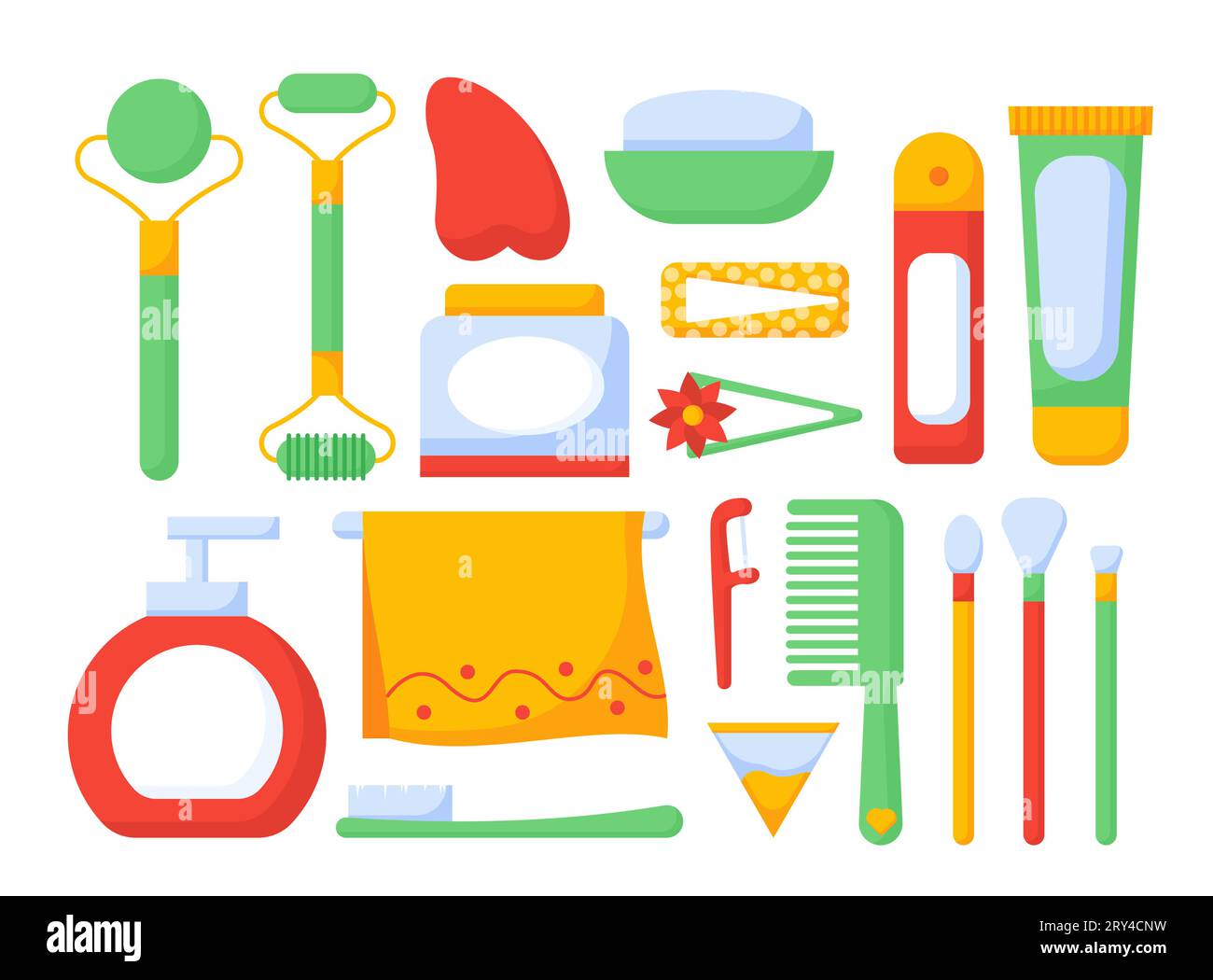 Morning routine vector set Stock Vector Image & Art - Alamy