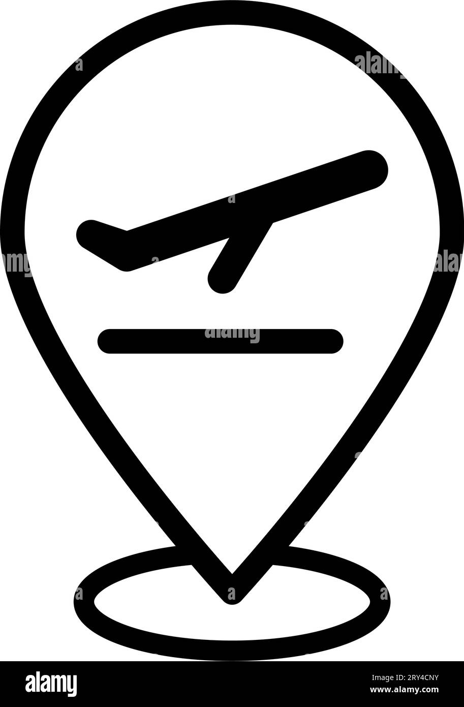 airport icon illustration Stock Vector Image & Art - Alamy