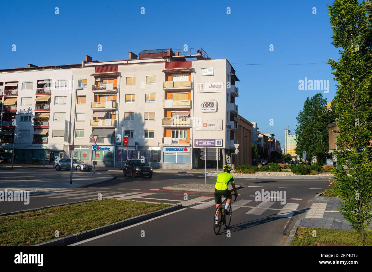 Murska Sobota, Slovenia - July 15, 2023: The town of Murska Sobota is ...