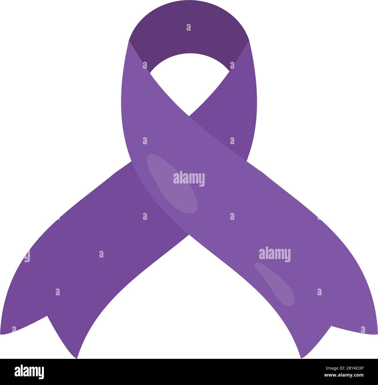 campaign purple ribbon illustration Stock Vector Image & Art - Alamy