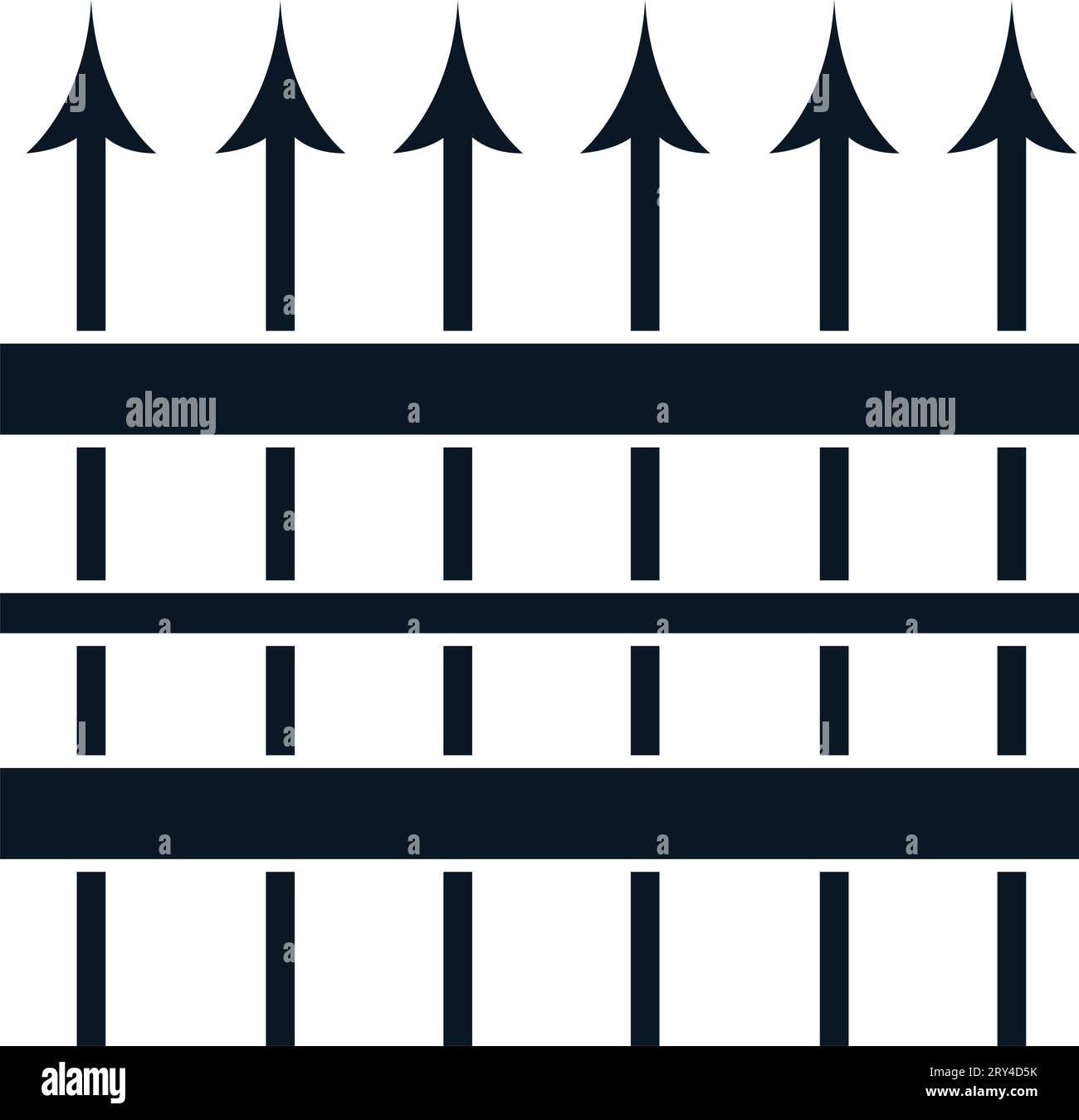 spooky fence silhouette Stock Vector Image & Art - Alamy