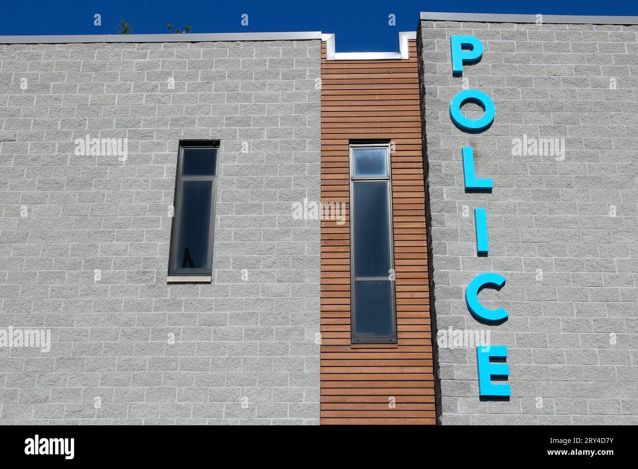Generic police station in America. Villa Park Police Department in ...