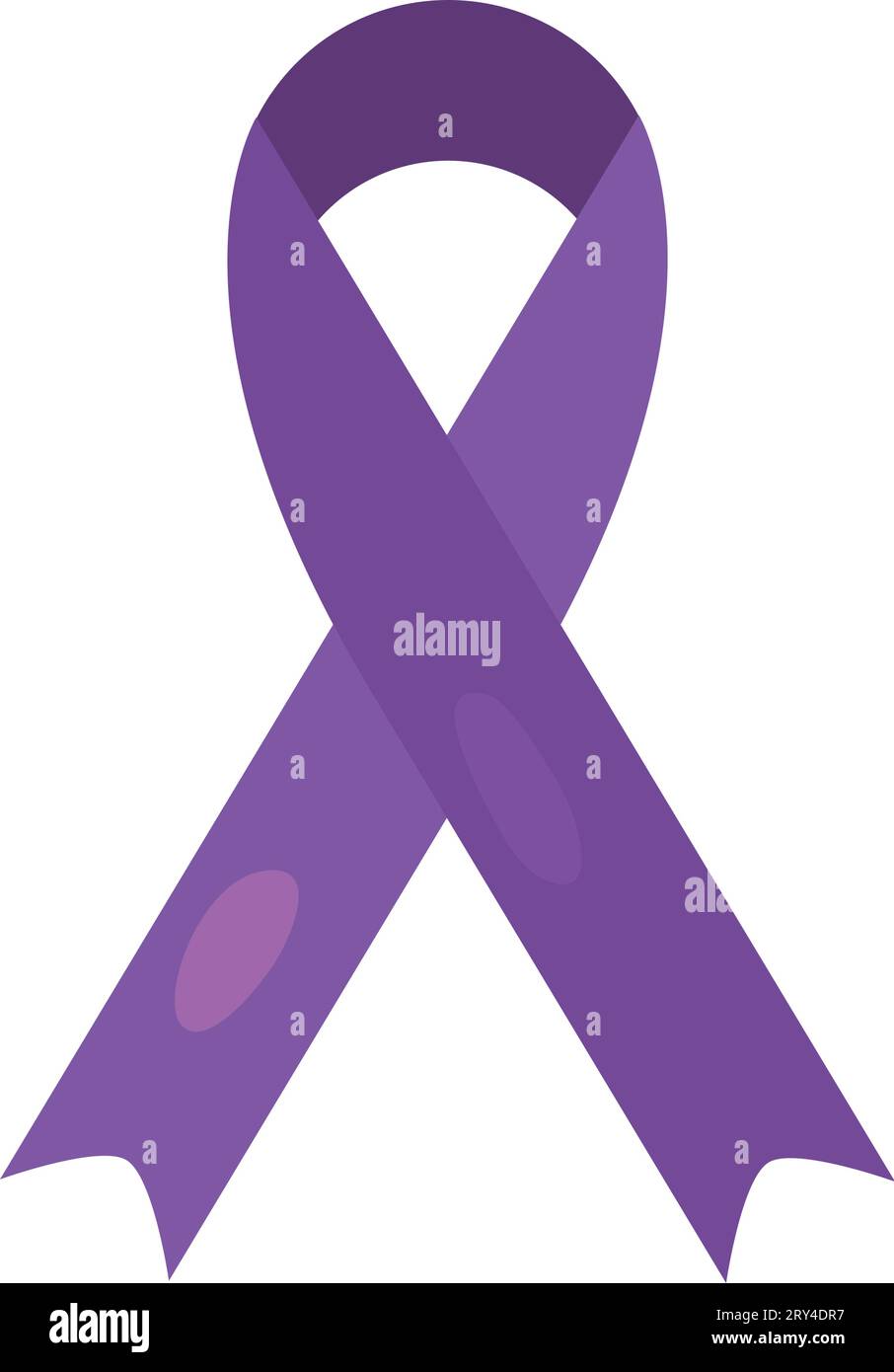 purple ribbon campaign intense design Stock Vector Image & Art - Alamy