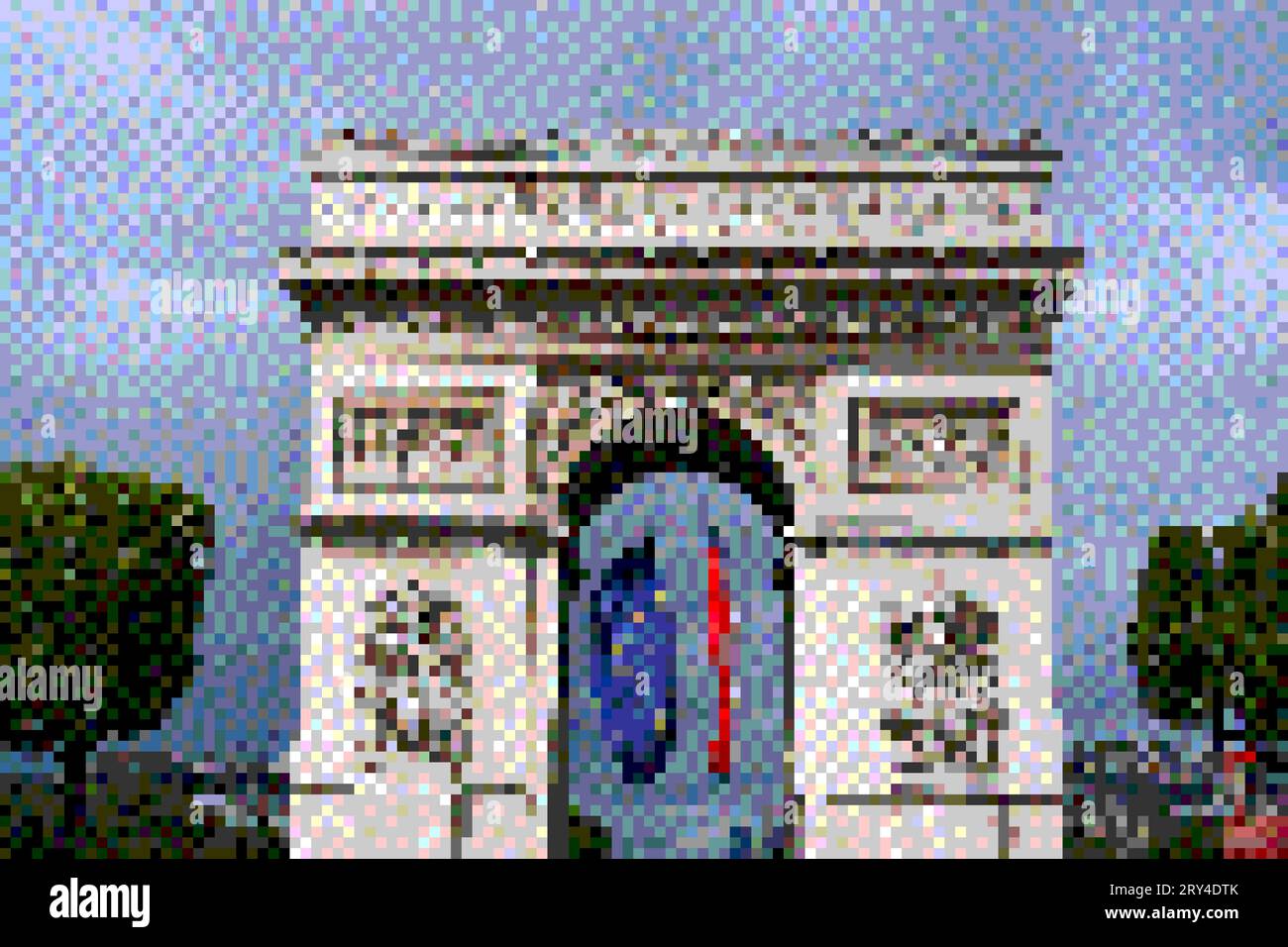 Pixel art paris hi-res stock photography and images - Alamy
