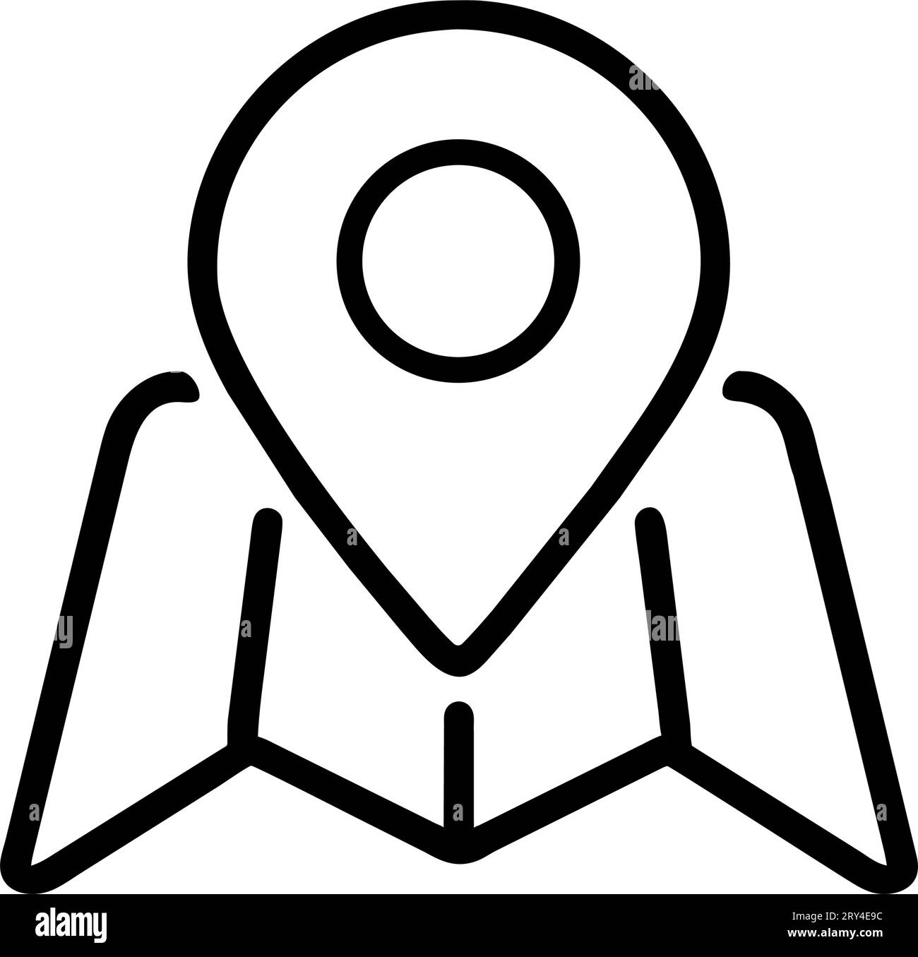 location pin icon Stock Vector Image & Art - Alamy