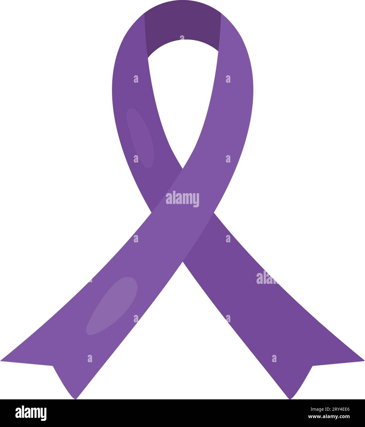 purple ribbon campaign international design Stock Vector Image & Art ...