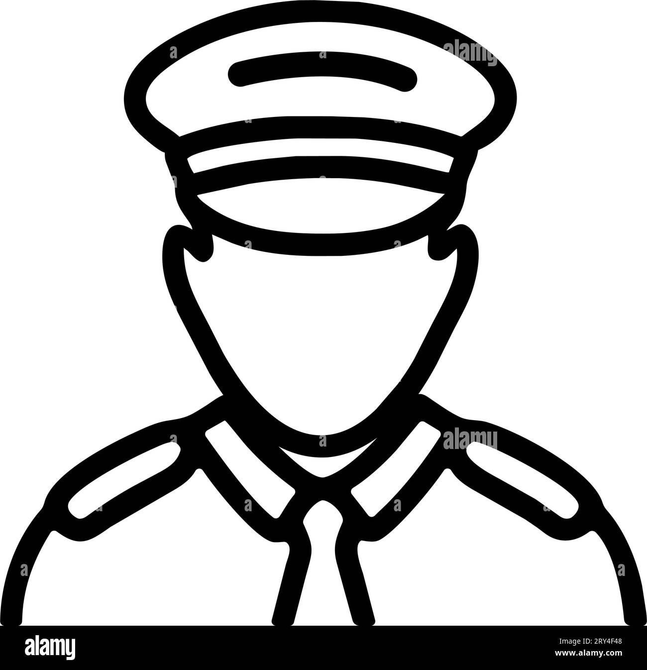 security guard icon illustration Stock Vector Image & Art - Alamy