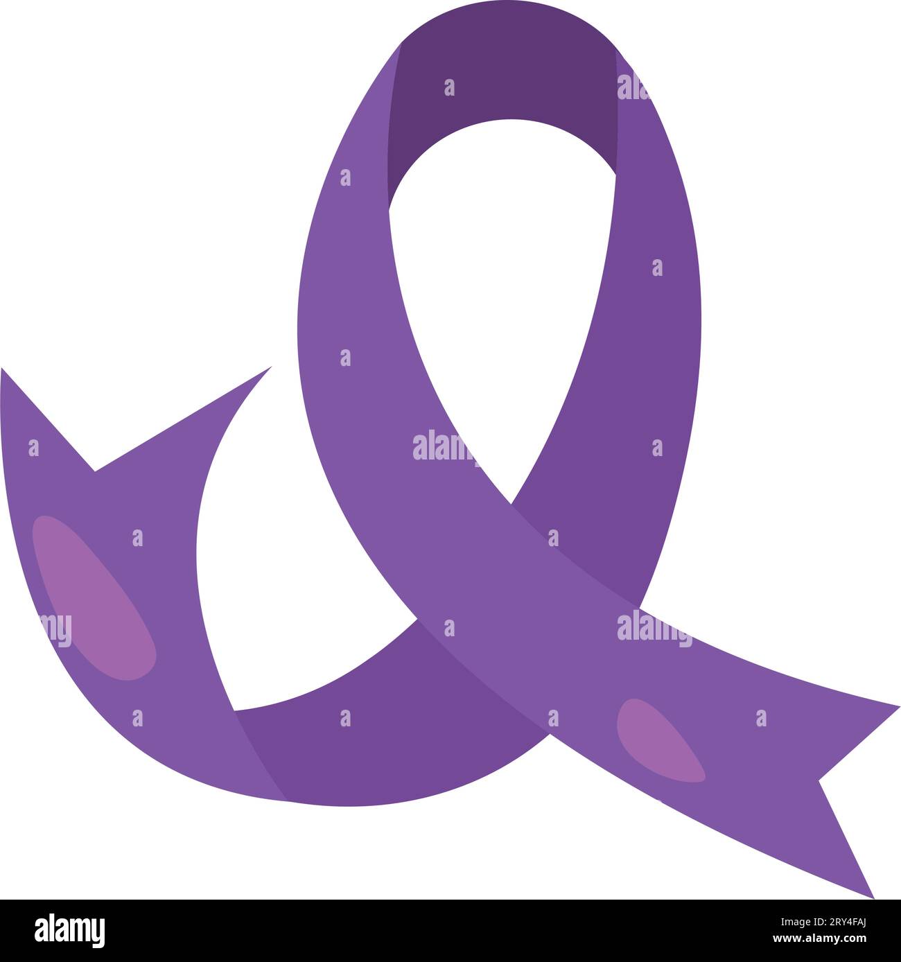 purple ribbon campaign cancer prevention Stock Vector Image & Art - Alamy