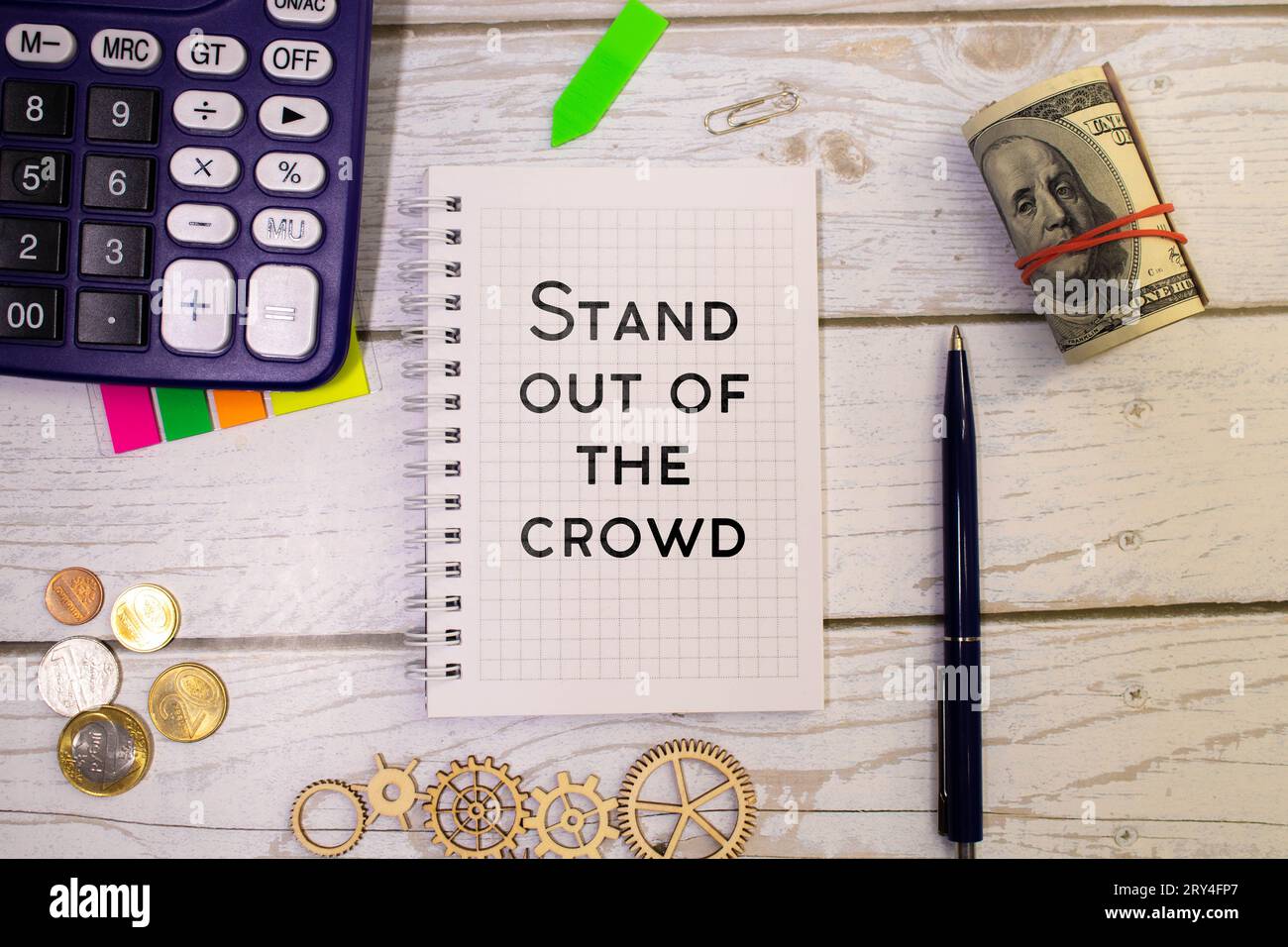 Stand out from the crowd symbol. Concept words Stand out from the crowd ...