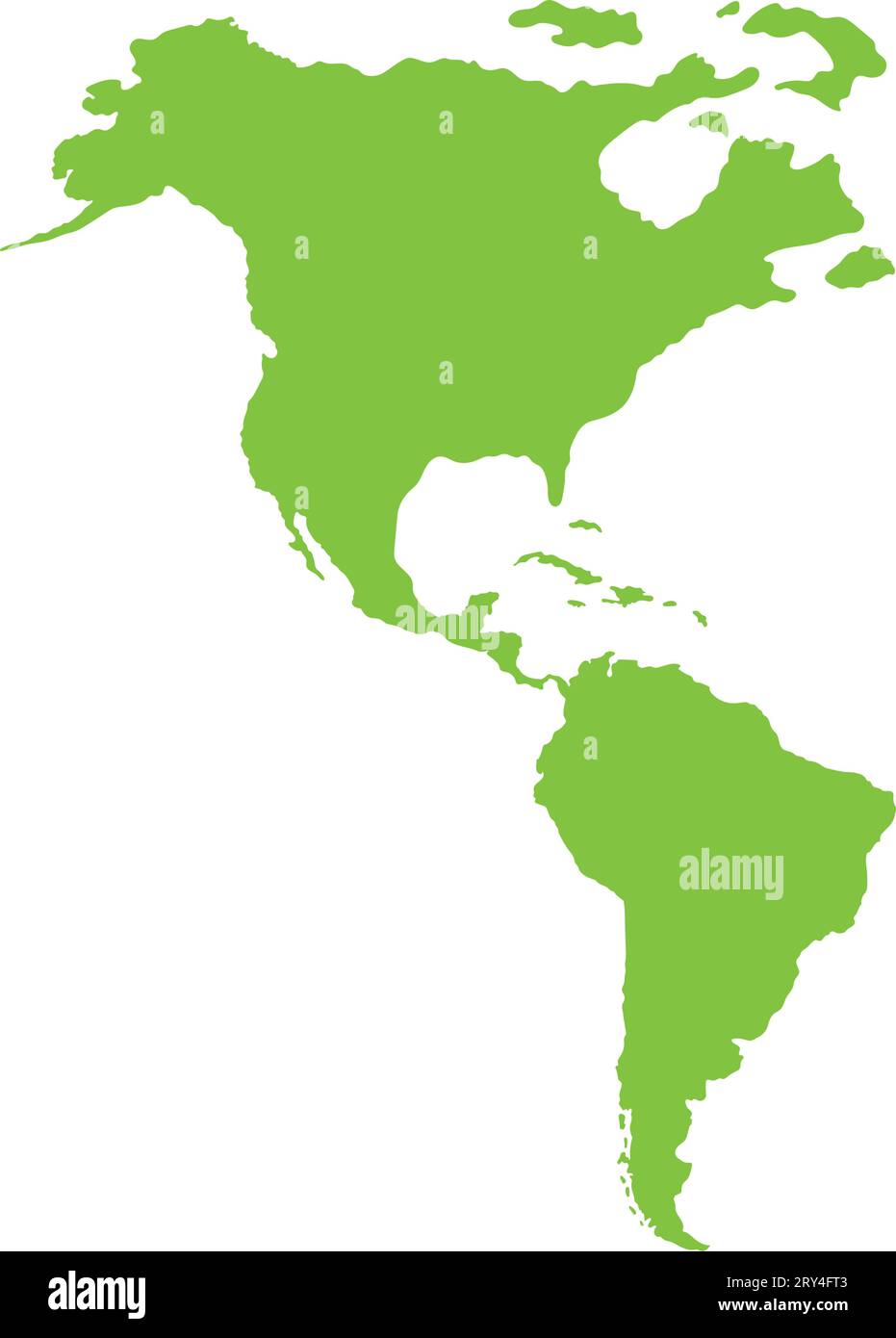 america map in green color Stock Vector Image & Art - Alamy