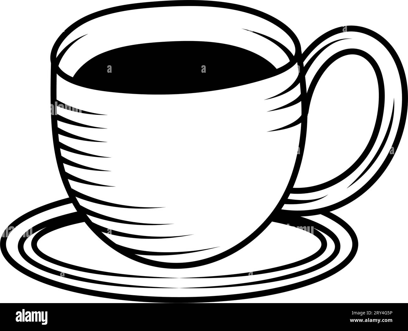coffee cup draw small design Stock Vector Image & Art - Alamy